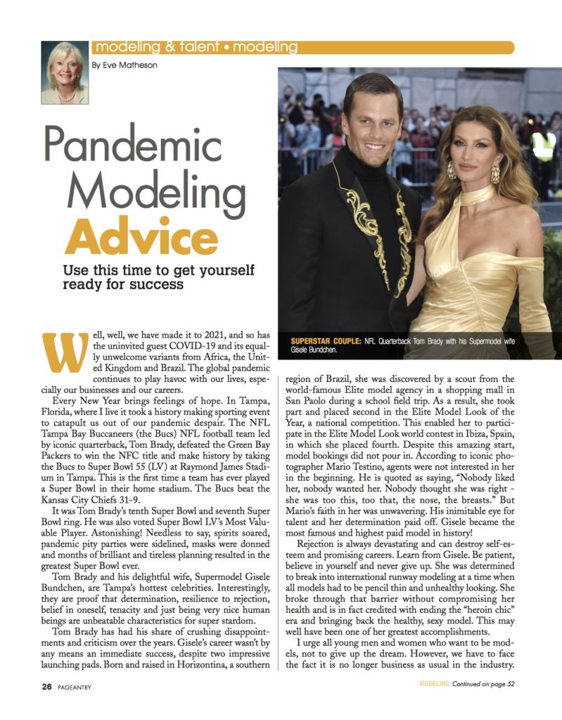 Pandemic Modeling Advice - Pageantry Magazine