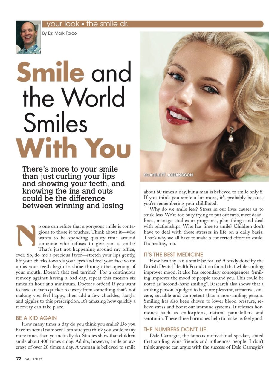 The Smile Dr.: Smile and the World Smiles With You - Pageantry Magazine