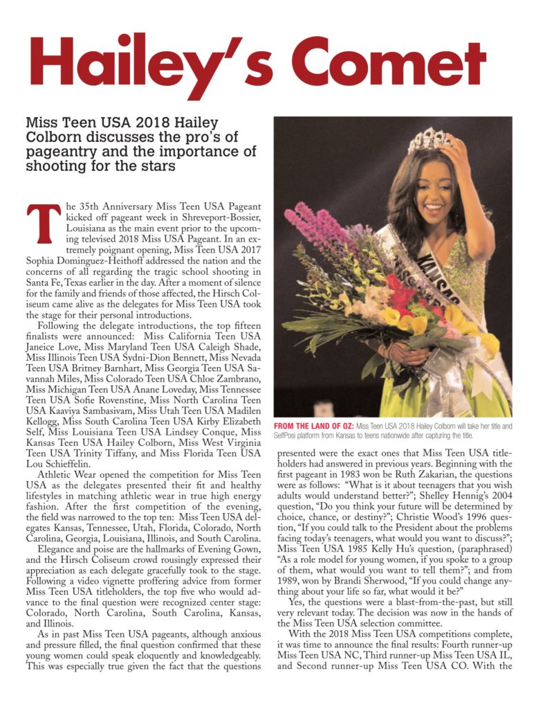Miss Teen USA 2018: Hailey Colborn - Pageantry Magazine