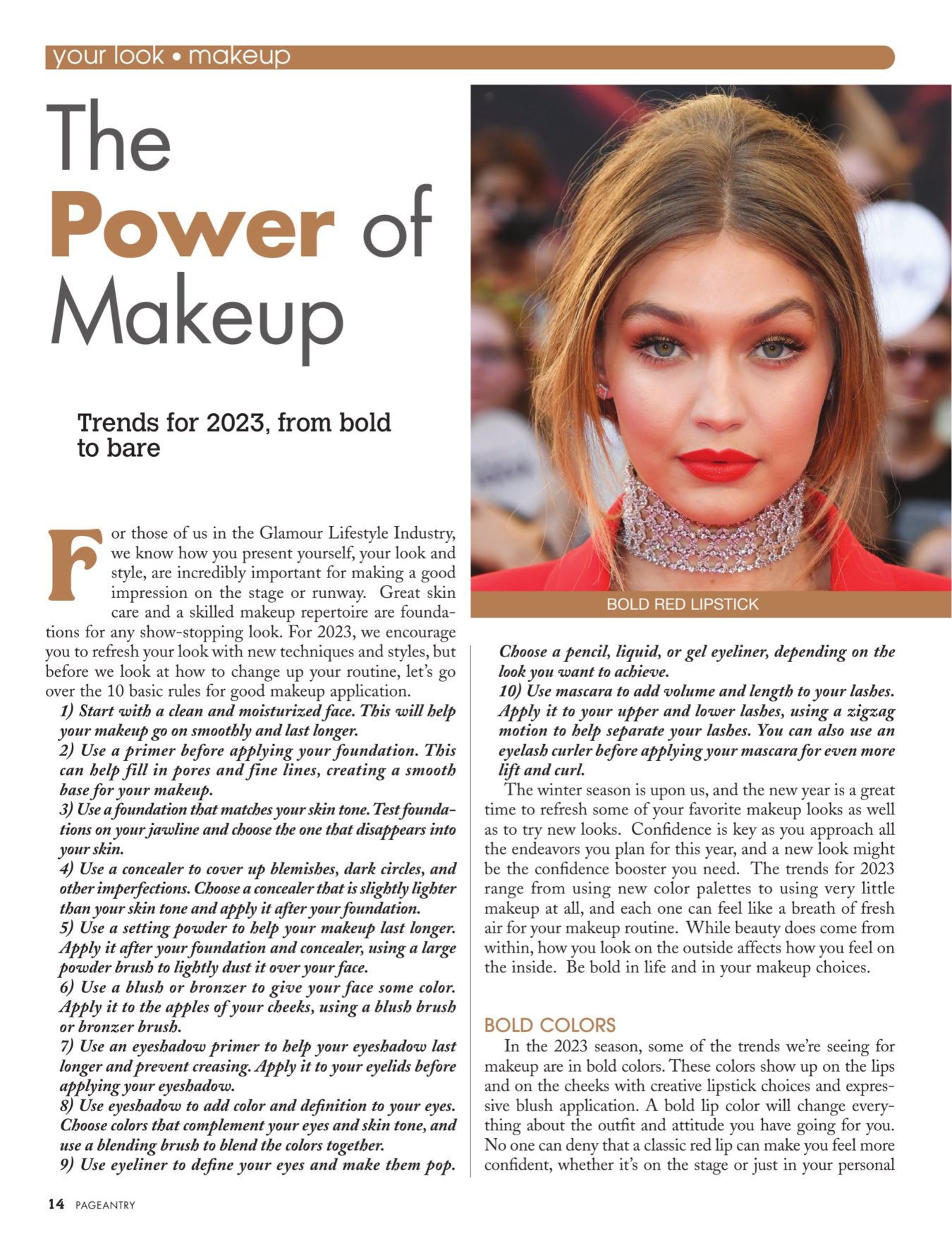 The Power of Makeup - Pageantry Magazine