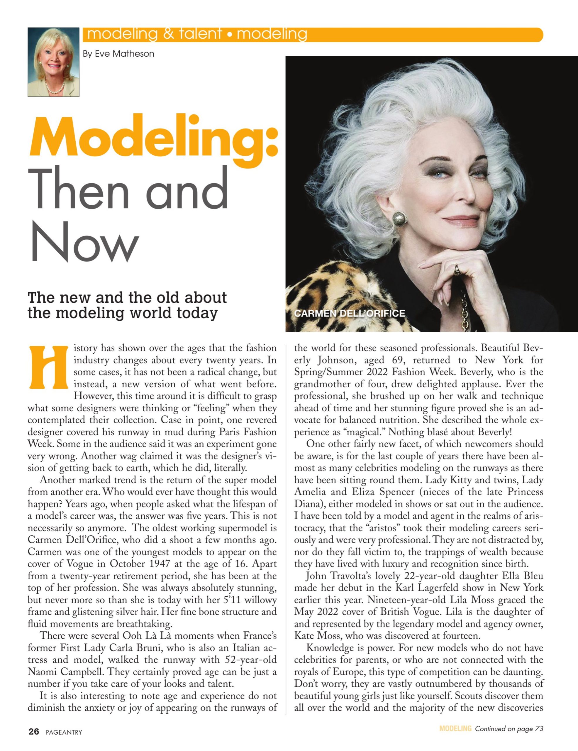 Modeling: Then and Now - Pageantry Magazine